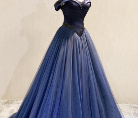 Elegant Tulle Beads Long Prom Dress Evening Dress M2929 on Luulla