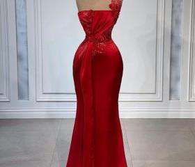 Glamorous Red Long Prom/evening Dress on Luulla