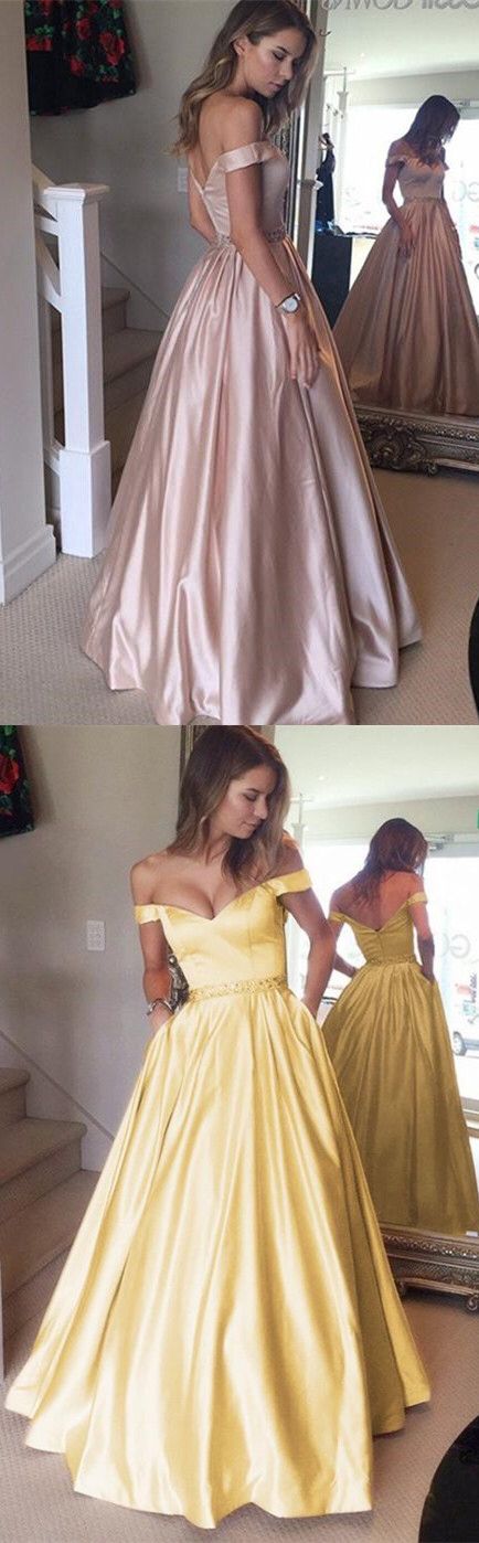 Princess Style Prom Dresses With Off Shoulder M7833 on Luulla