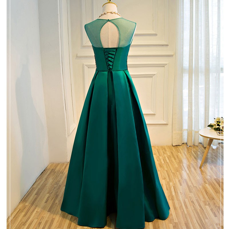 Elegant Party Dress Evening Dresses Vestido De Festa Appliques Gown See ...