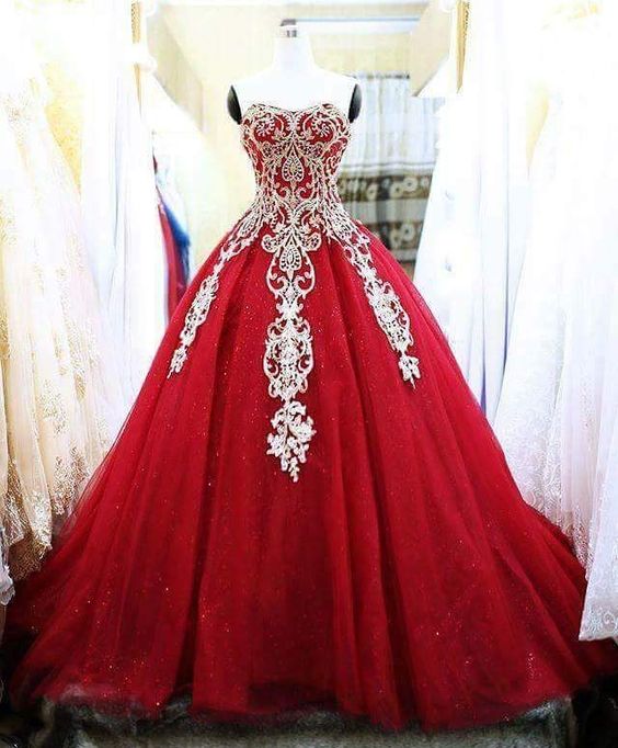 Ball Gown Long Party Gown, Prom Dress Party Dress M1622 on Luulla