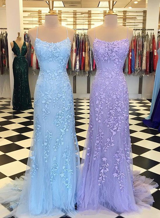 Stylish Lace Tulle Long Prom Dress, Evening Dress M2284 on Luulla