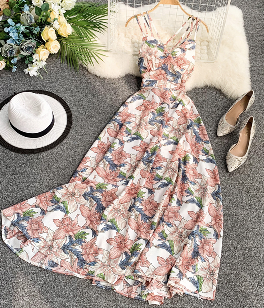 Cute A Line Dress Summer Dress on Luulla