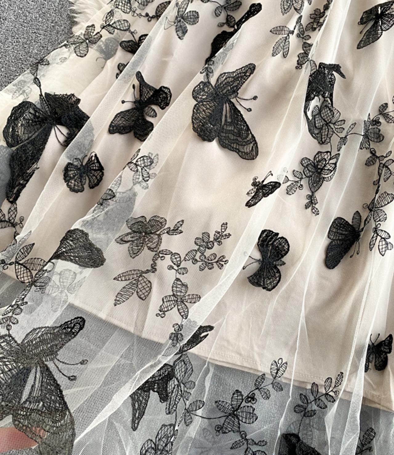A Line V Neck Dress With Bow on Luulla