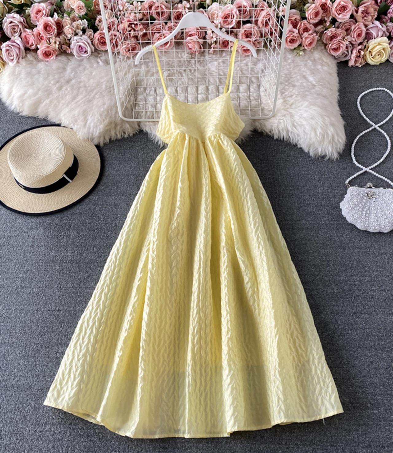 Yellow A Line Dress Fashion Dress on Luulla