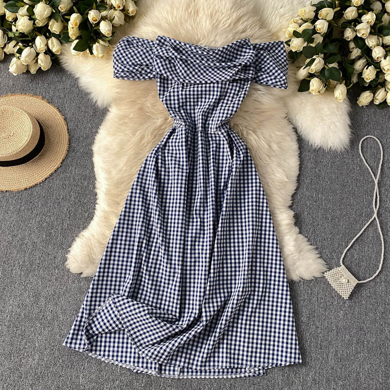 A Line Off The Shoulder Long Dress on Luulla
