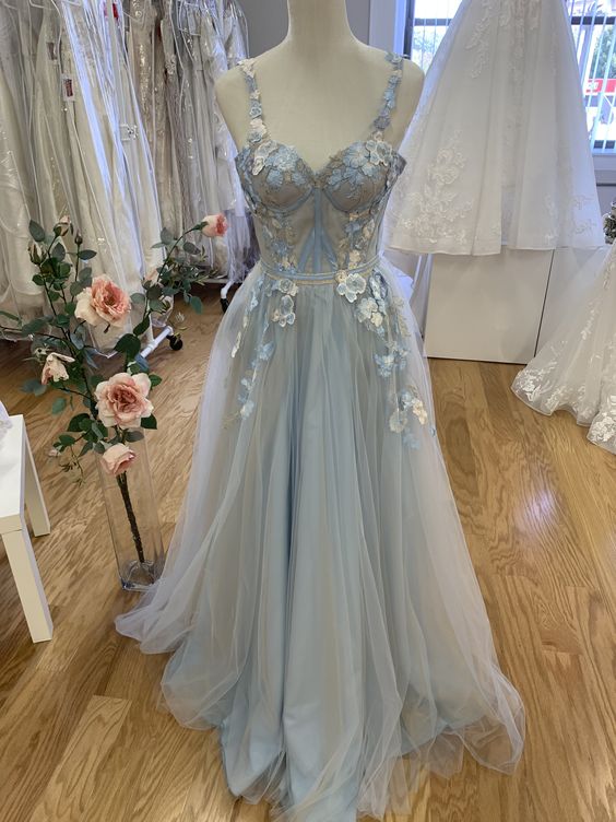 Light Blue Wedding Dress on Luulla