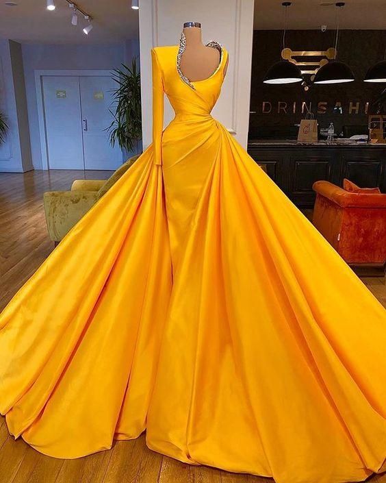 Yellow Prom Dresses Long Prom Dresses on Luulla