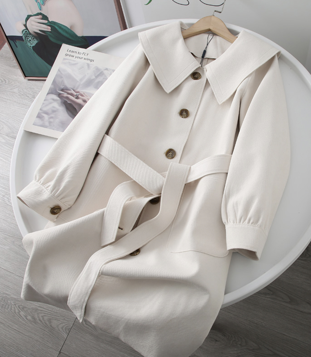 Lovely Beige Long Sleeve Jacket on Luulla