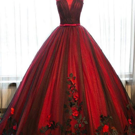 Red Prom Dresses,princess Prom Dresses,quinceanera Dresses,modest ...