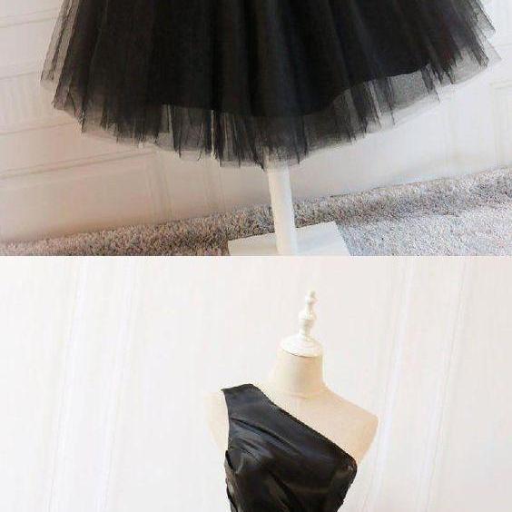Cute Prom Dresses Cute Black Short Prom Dress, Black Homecoming Dress ...