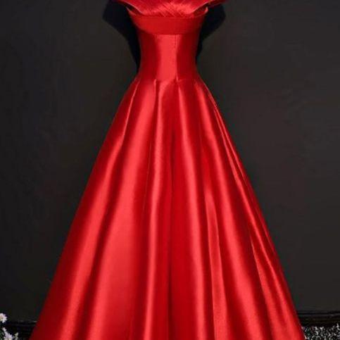 Red Long Prom Dress Red Evening Dress M1802 on Luulla
