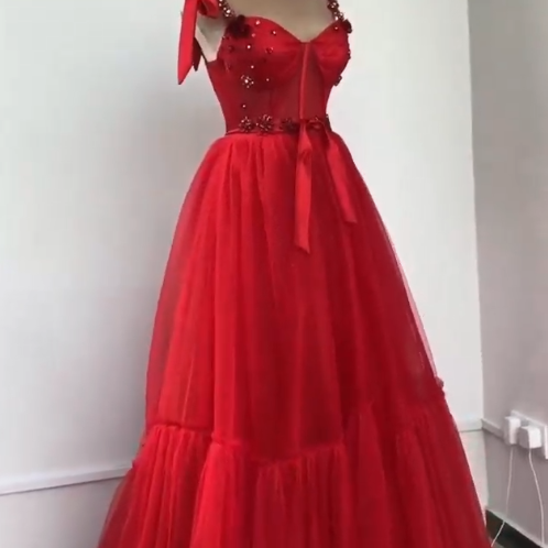 Red Prom Dress, Party Dress Evening Dress, Wedding Dress M3233 on Luulla