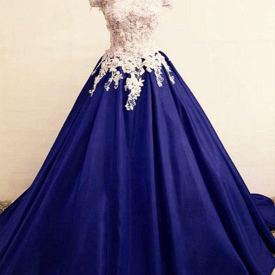Elegant Prom Ball Gown Off Shoulder Dresses Lace Corset M3521 on Luulla