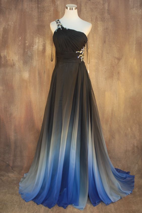 Gradient Color Prom Dresses,sweetheart Homecoming Dresses,backless ...