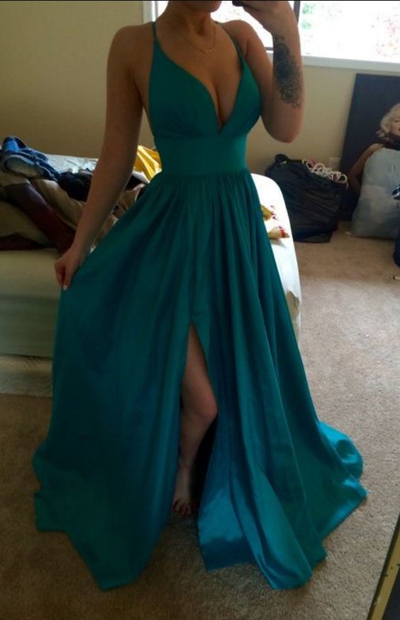 Sexy Prom Dresses, Sleeveless Prom Dresses, Long Prom Dress, Evening ...