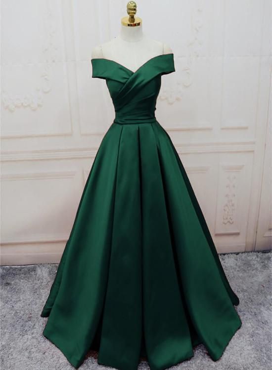 Simple Long Prom Dress, Bridesmaid Dress M1692 on Luulla
