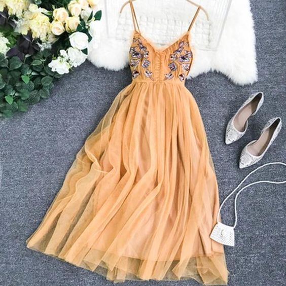 Prom Dressescute Prom Dresssexy Prom Dressparty Dress Sleeveless Prom Dresses M1902 On Luulla