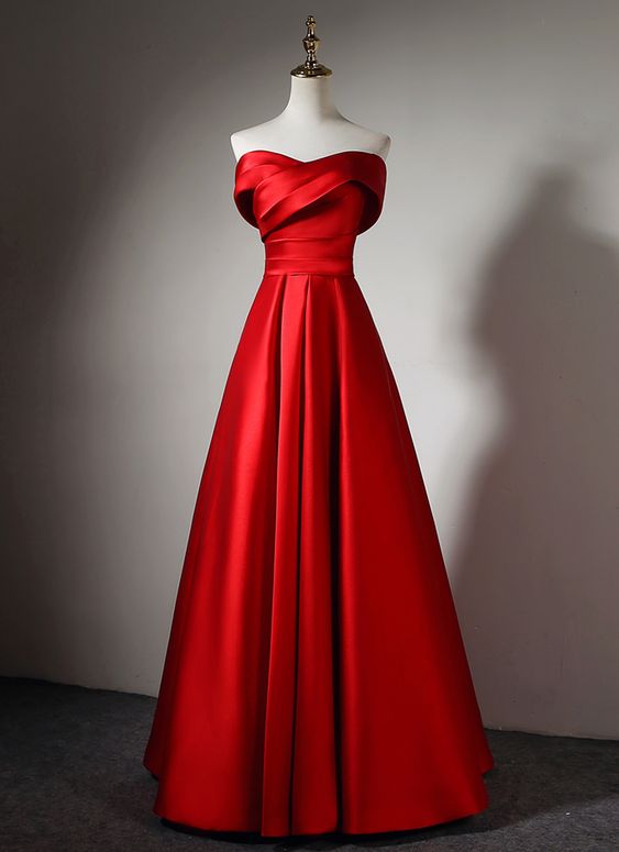 Red Long Prom Dress Evening Dress M2130 on Luulla