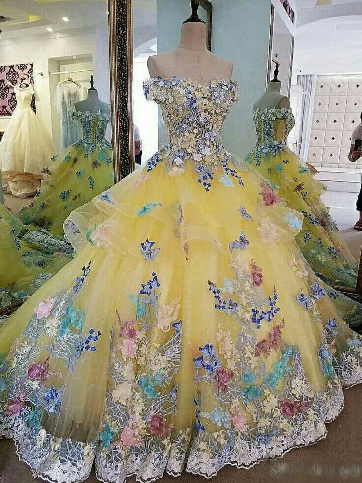 Elegant Tulle A-line Prom Dresses With Lace Appliques M2878 on Luulla