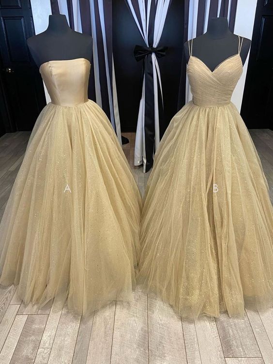 Tulle Long Prom Dress Tulle Formal Dress M3431 on Luulla