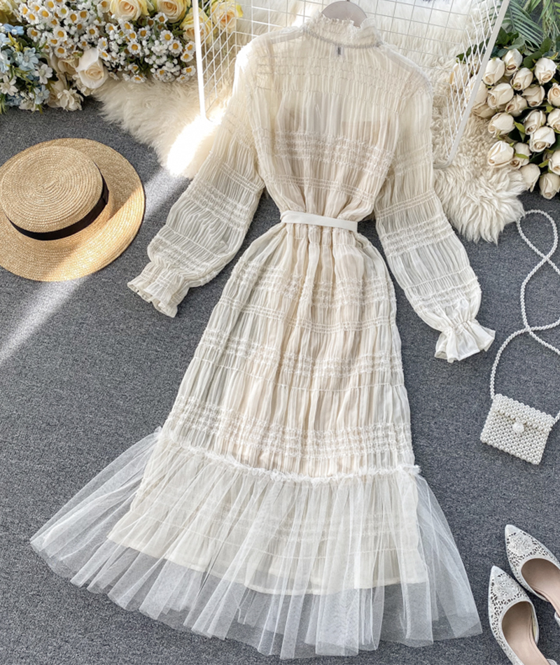 Unique Tulle Long Sleeve Dress Fashion Dress on Luulla