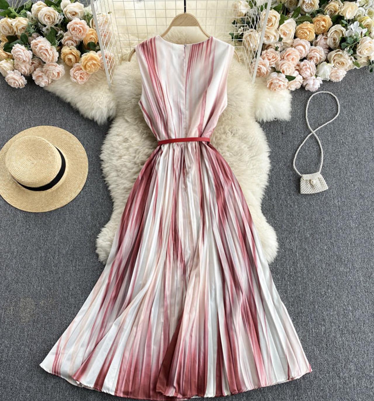 Stylish V Neck A Line Dress Fashion Dress on Luulla