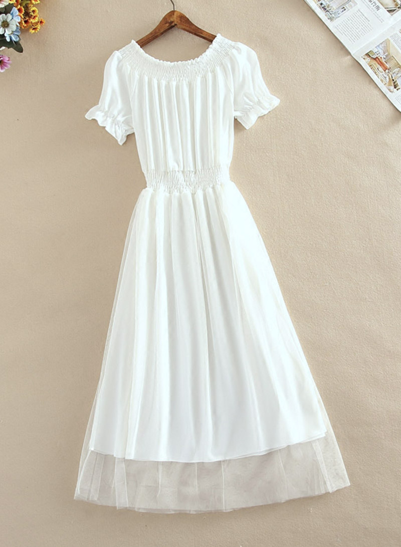 A Line Chiffon Summer Dress Fashion Girl Dress on Luulla
