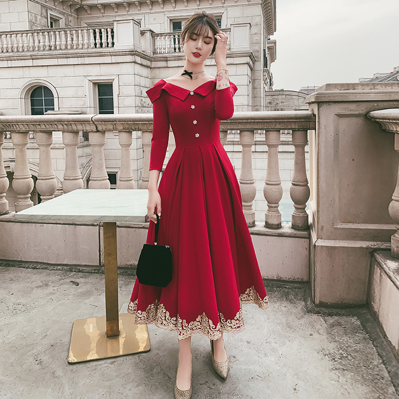 ,sweetheart Red Prom Dress,charming Midi Dress,custom Made on Luulla