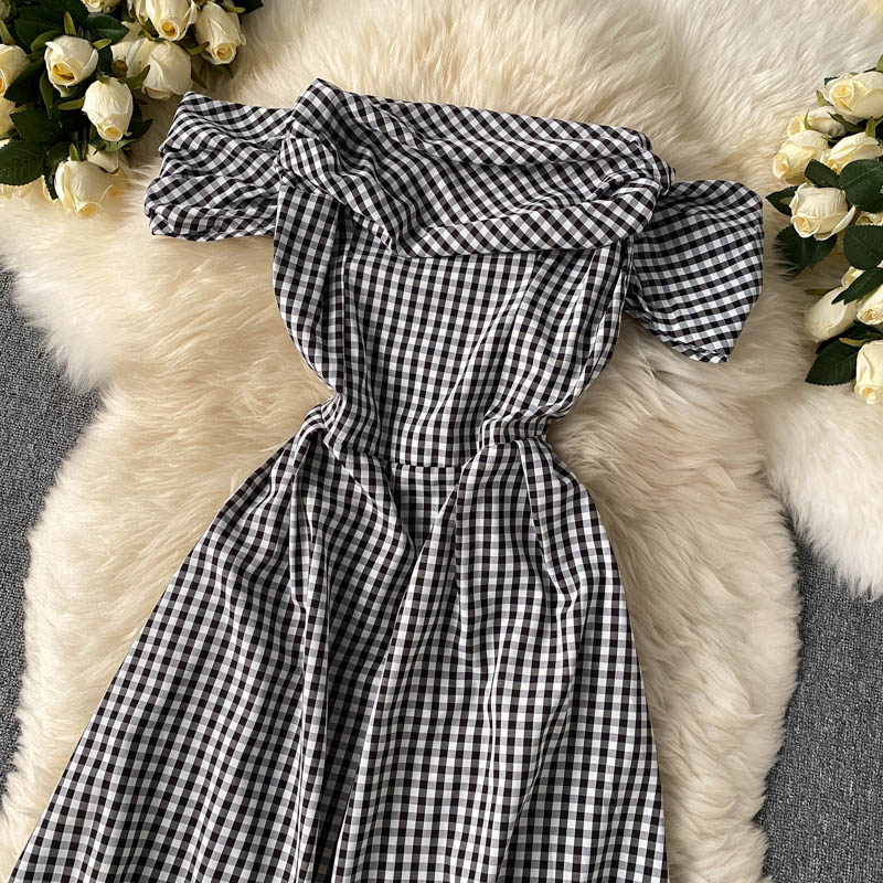 A Line Off The Shoulder Long Dress on Luulla