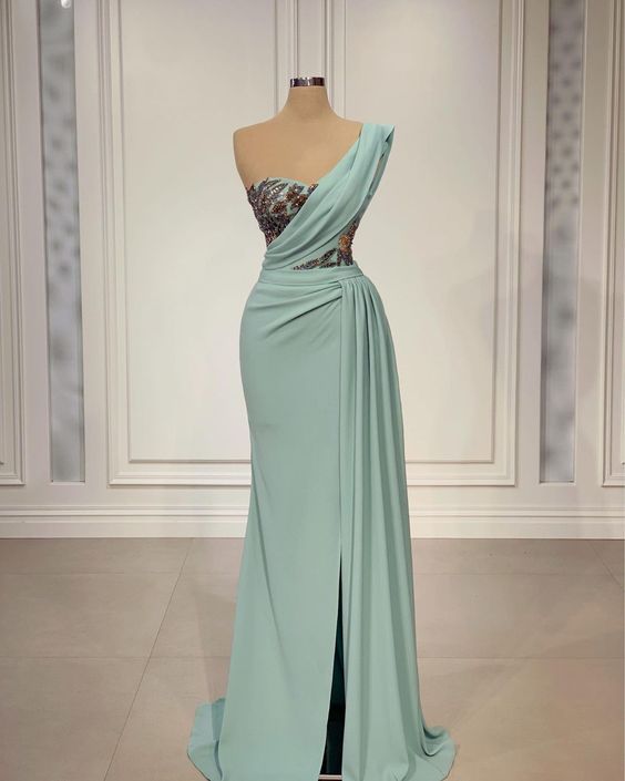 Long Formal Prom Dress, Long Appliqués Evening Dress on Luulla