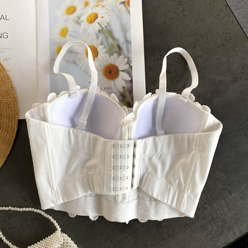 High-quality Flower Pearl Tops Handmade Flower Tops on Luulla