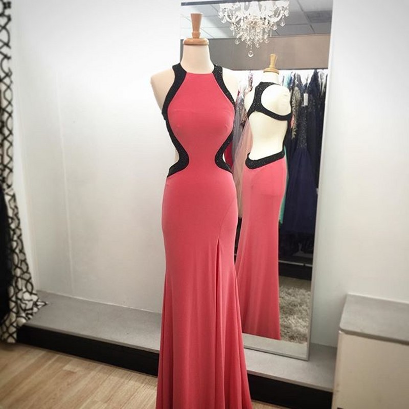Sexy Prom Dresses,sleeveless Prom Dress,mermaid Open Back Evening Dress ...